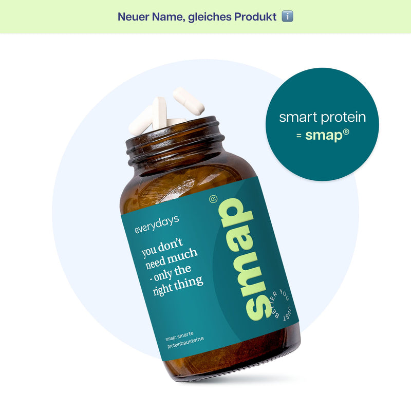 smap® Aminosäuren: 99% Bioverfügbarkeit | Vegan & Kalorienarm